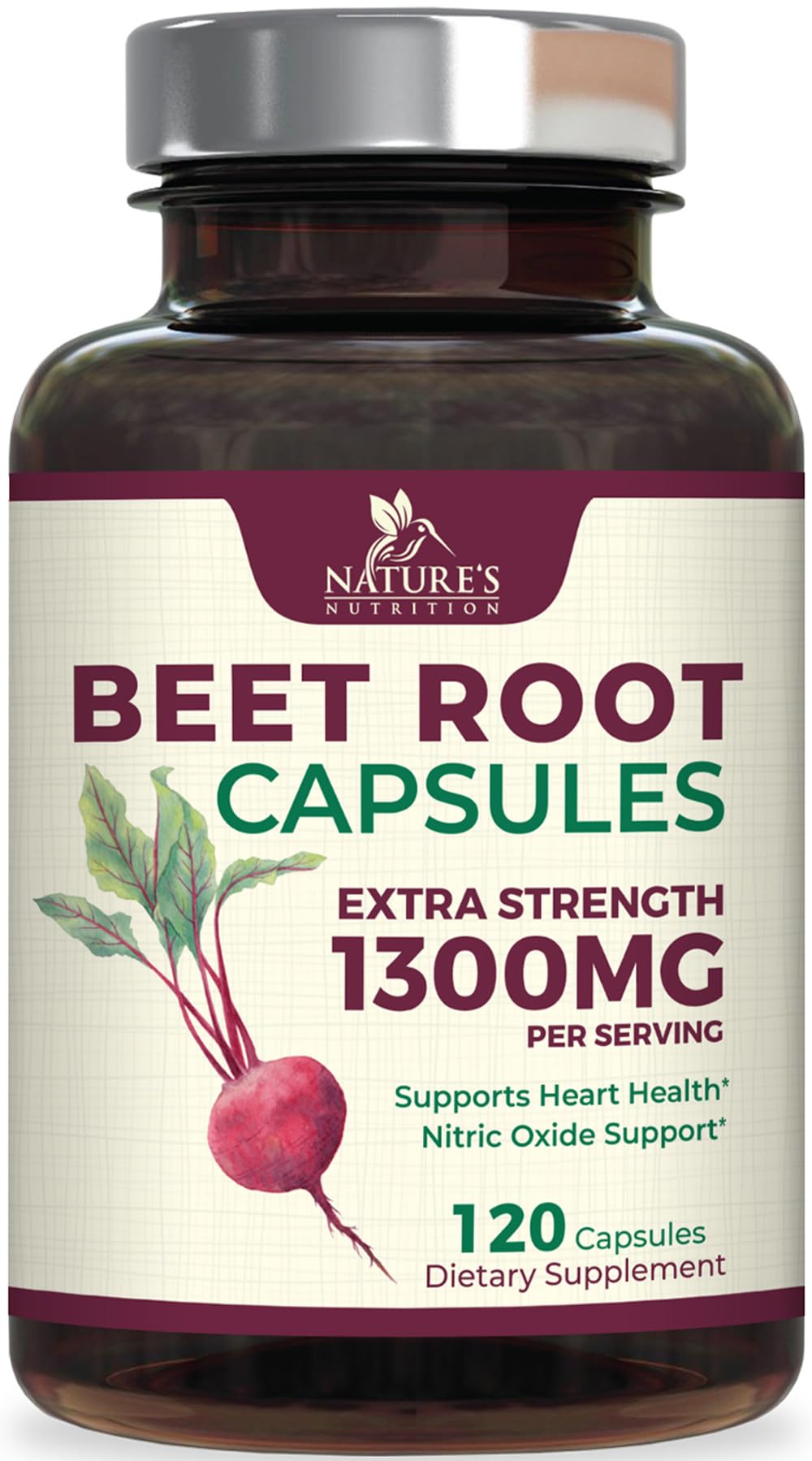 Beet Root Capsules 1300mg - Extra Strength Red Beetroot Powder Supplem ...